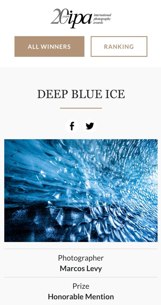 Deep Blue Ice – Galeria Sala Marte®